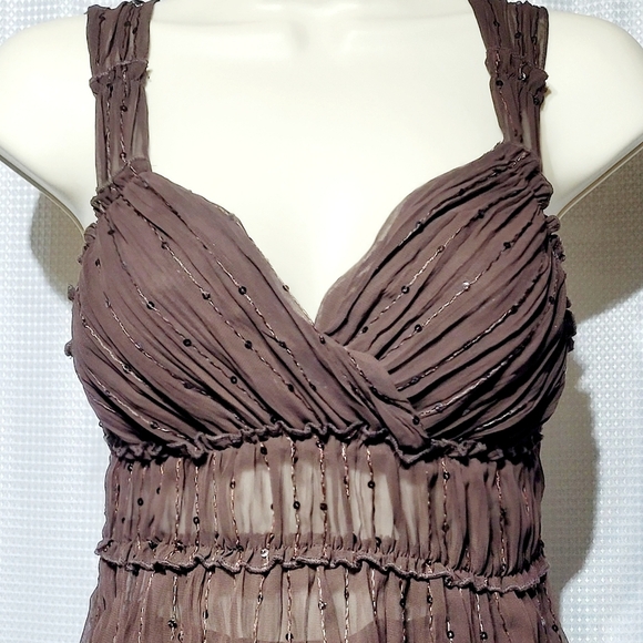 rave | Tops | Y2k Rave Pixie Flowy Stretch Top With Sequins Xl Juniors ...